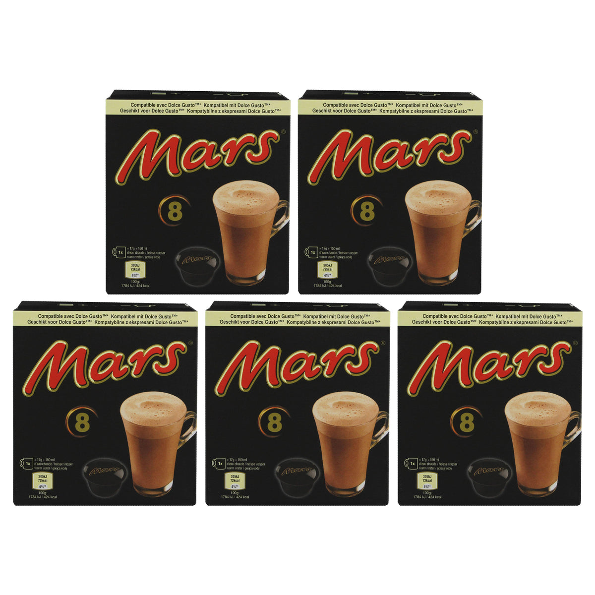 Dolce Gusto Compatible Mars Hot Chocolate Pods - Case – Coffee Supplies ...