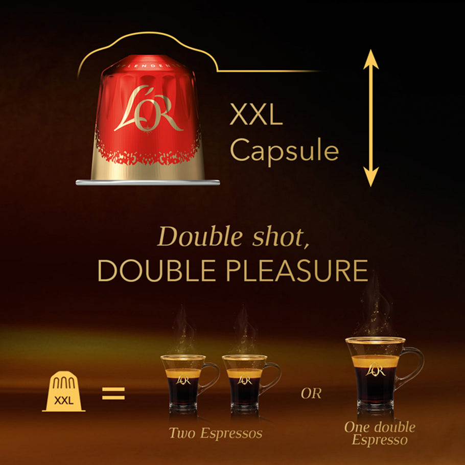 L'OR Barista Double Espresso XXL Coffee Pods 5x10 – Coffee Supplies Direct