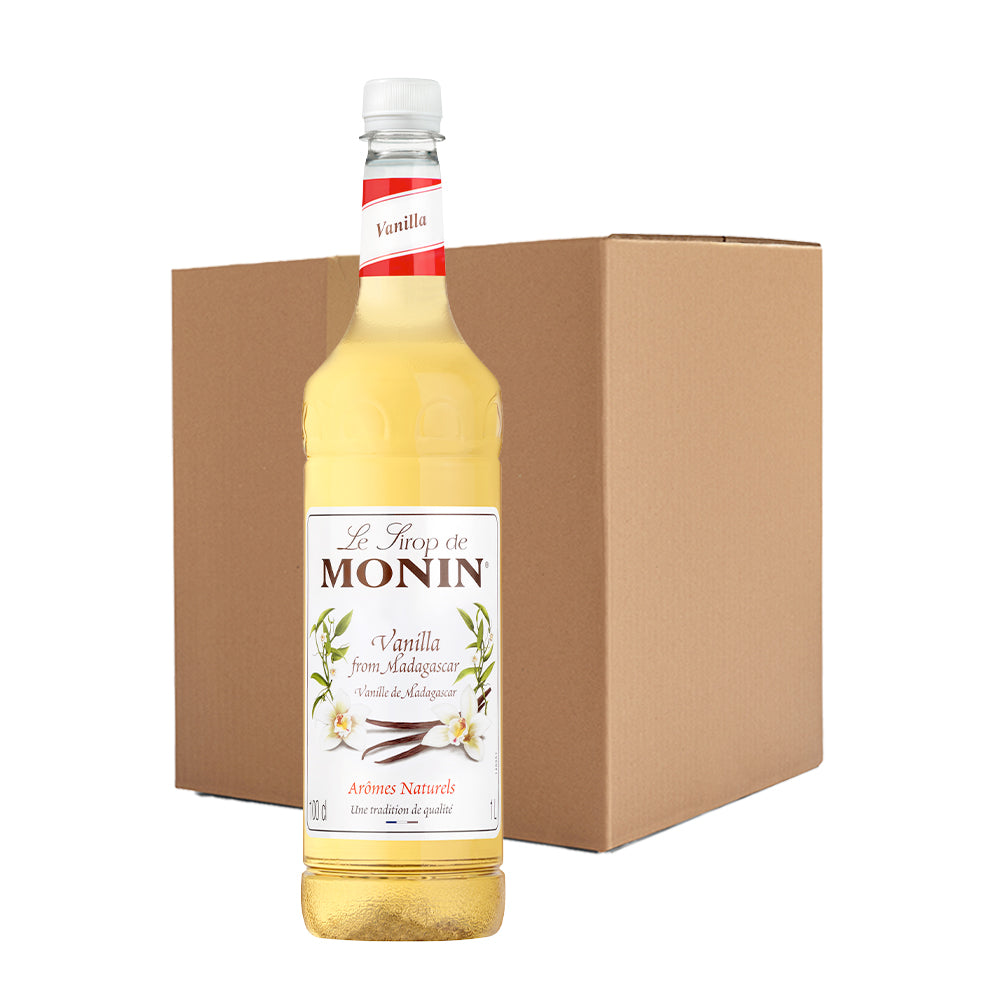 Monin Vanilla Syrup 6x1 Litre – Coffee Supplies Direct