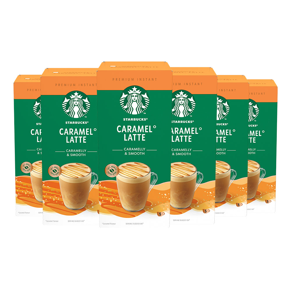 Starbucks Caramel Latte Premium Instant Coffee Sachets 6x5 – Coffee ...
