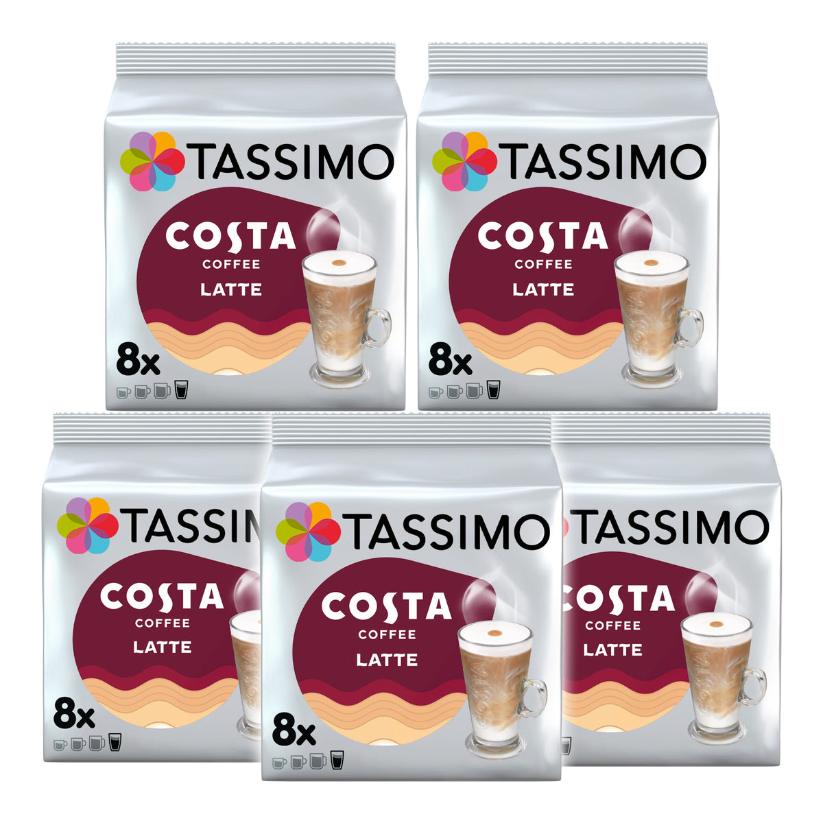 Tassimo Costa Latte Coffee Pods Case – Coffee Supplies Direct