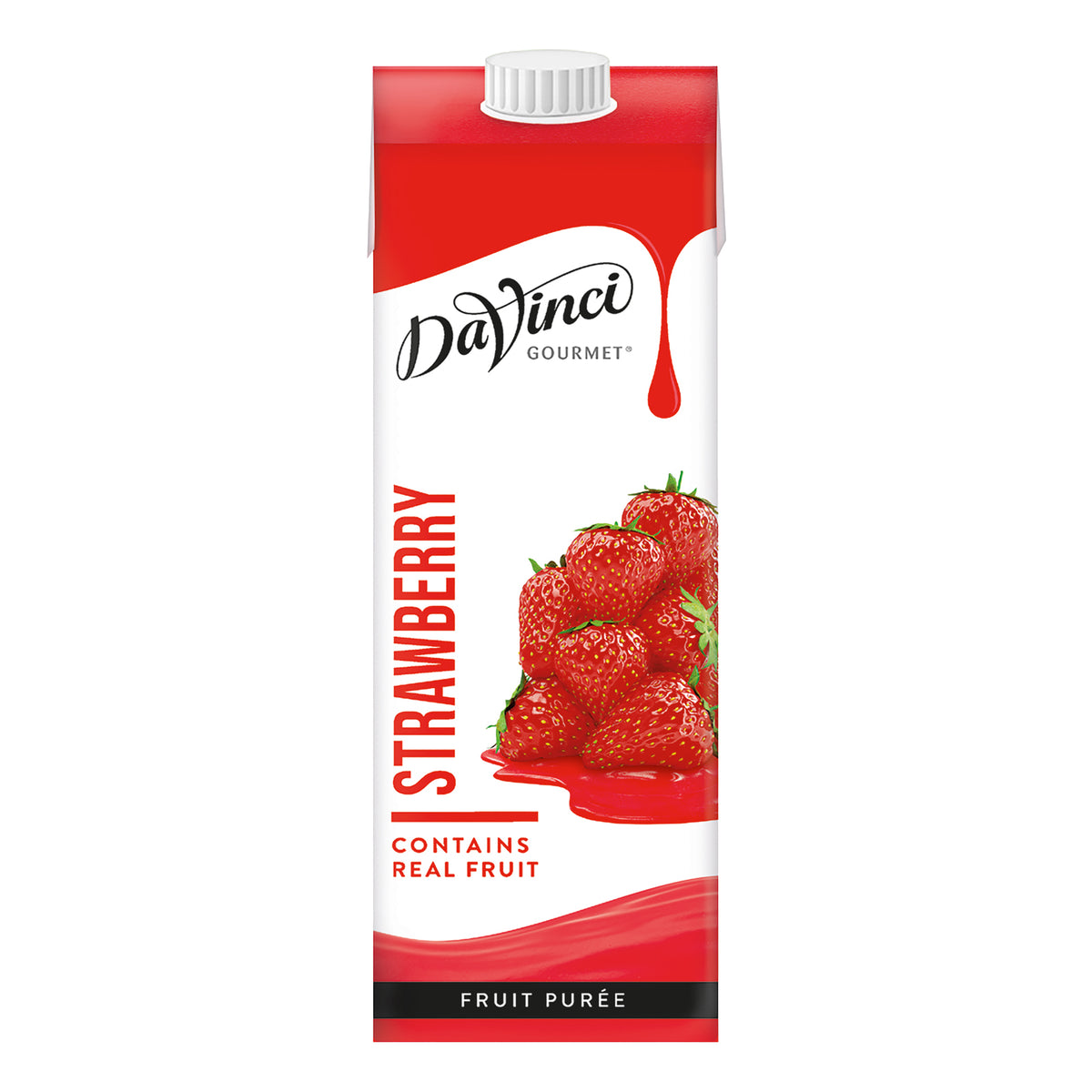 DaVinci Gourmet Fruit Purée Strawberry 1L – Coffee Supplies Direct