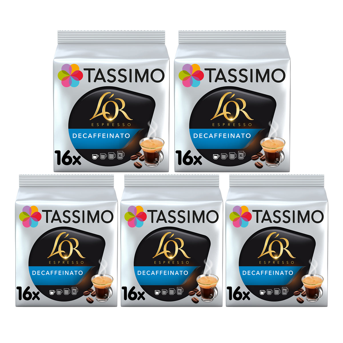 Tassimo L'OR Espresso Decaffeinato Coffee Pods Case – Coffee Supplies ...