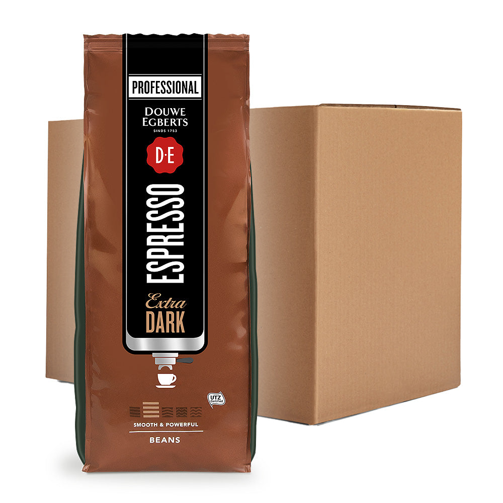 Douwe Egberts Espresso Extra Dark Coffee Beans Case 6x1Kg – Coffee ...