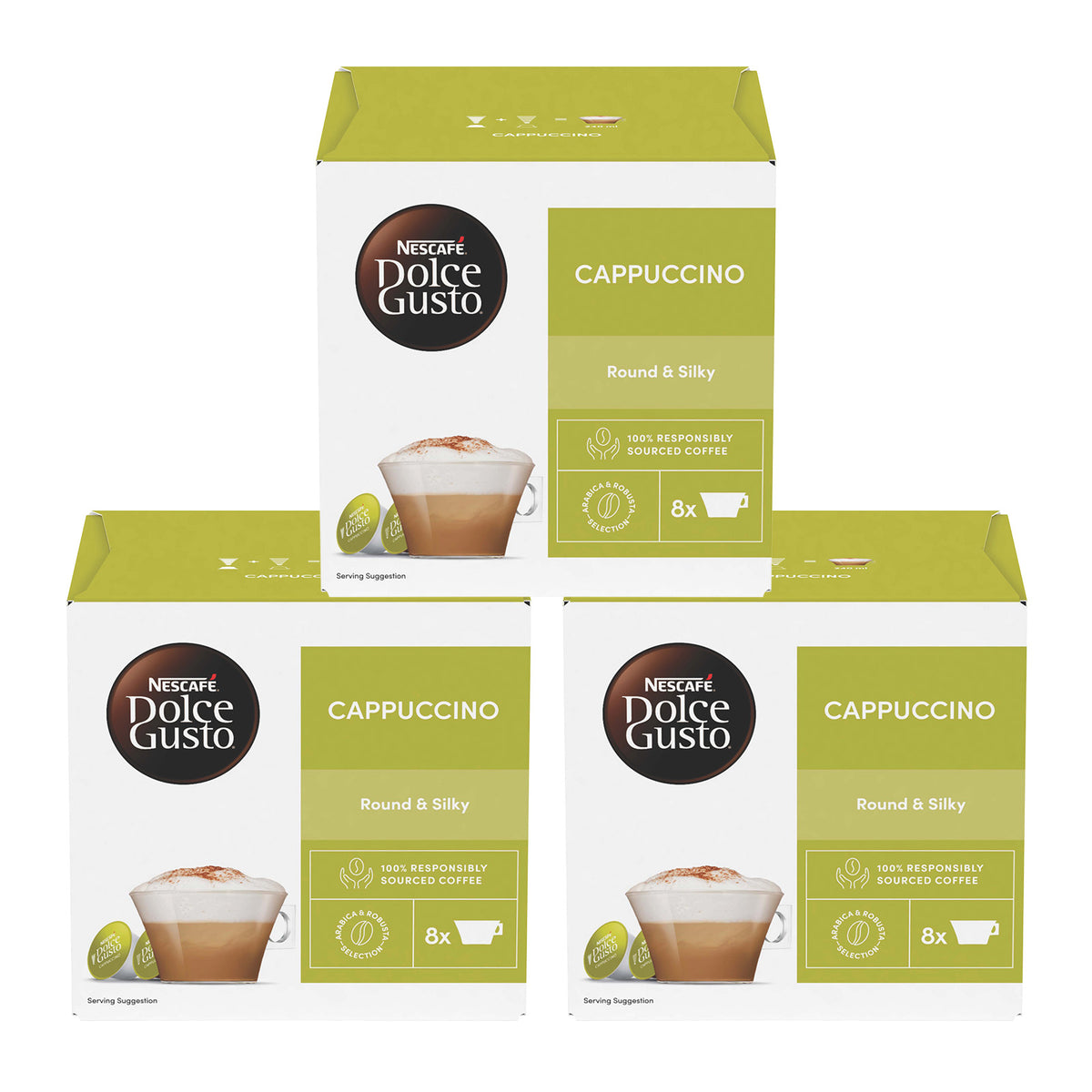 Nescafé Dolce Gusto Cappuccino Coffee Pods - Case – Coffee Supplies Direct