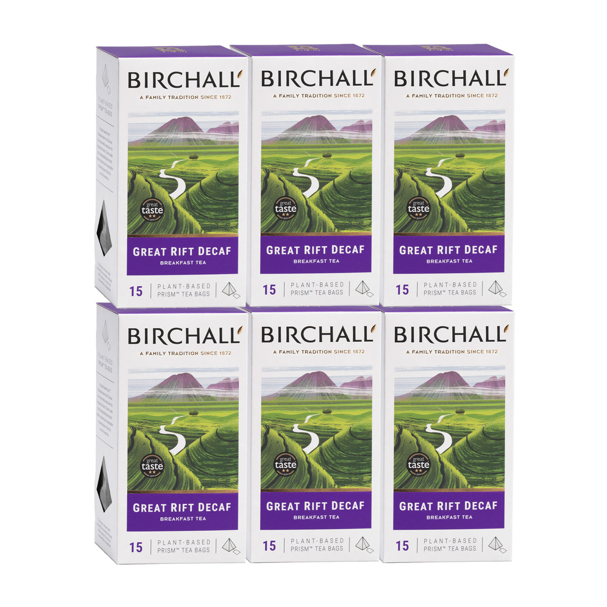 Birchall Great Rift Decaf Prism Tea Bags 6x15 – Coffee Supplies Direct
