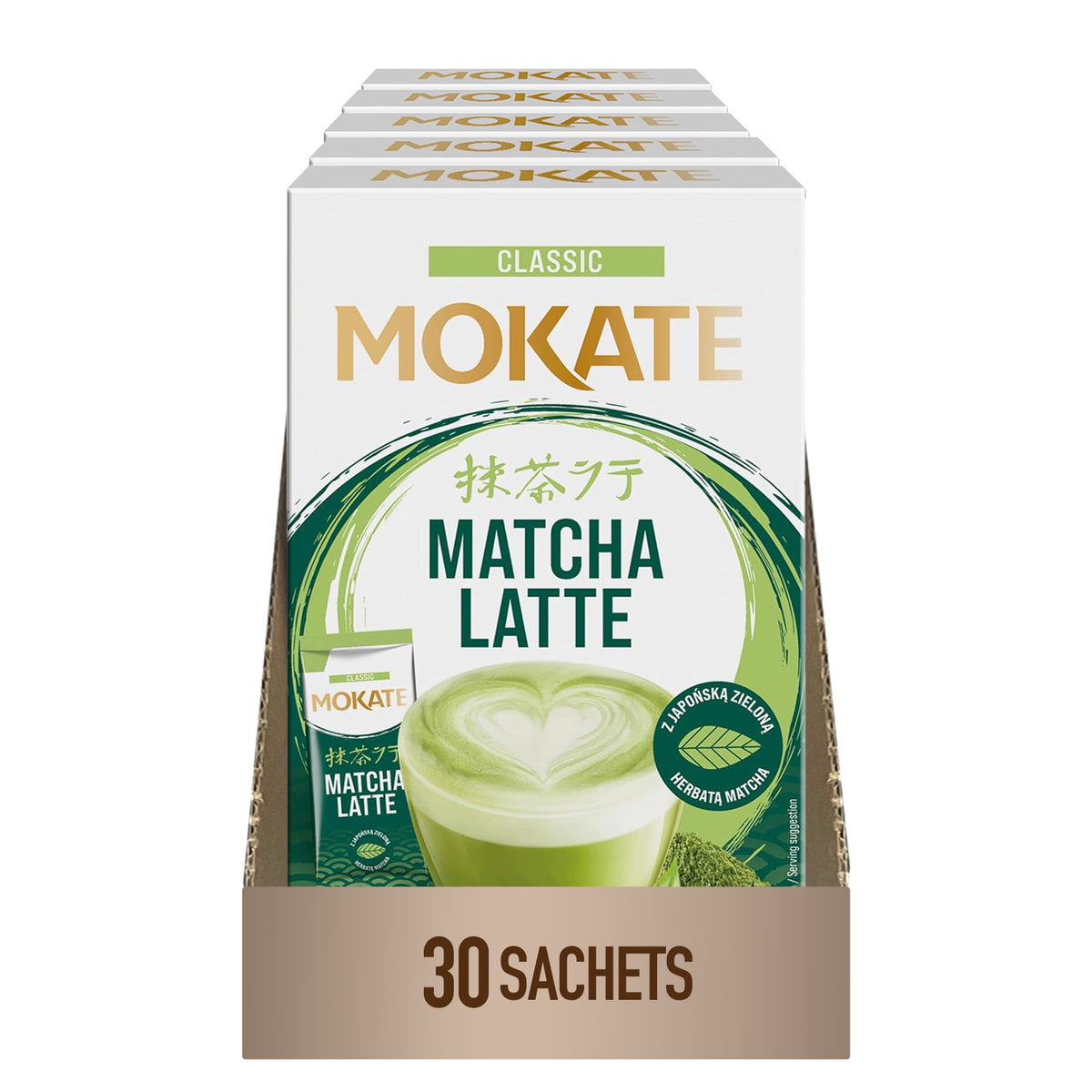 Mokate Matcha Latte Sachets Case 5x6 – Coffee Supplies Direct
