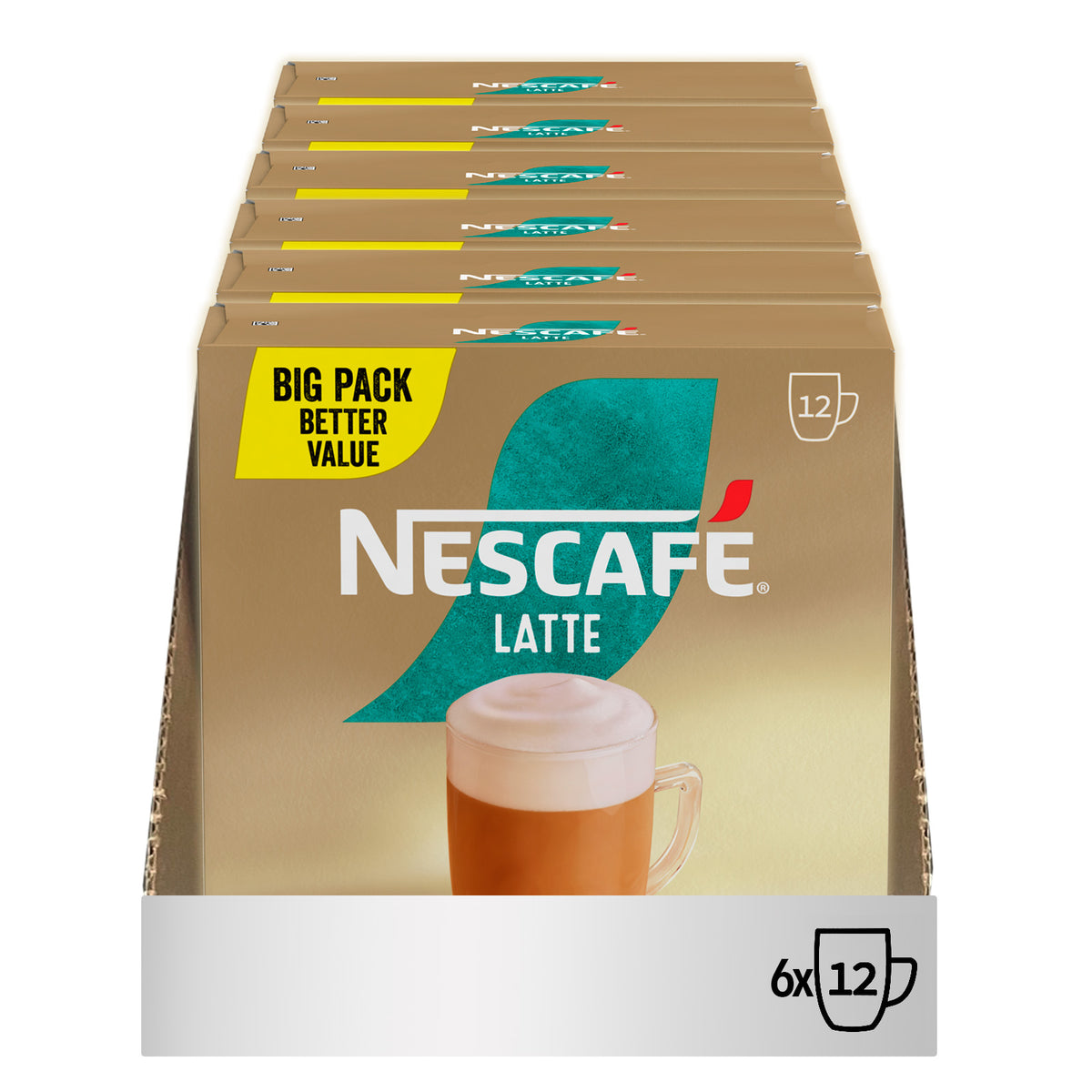 Nescafe Latte Instant Coffee Sachets 6x12 Drinks – Coffee Supplies Direct