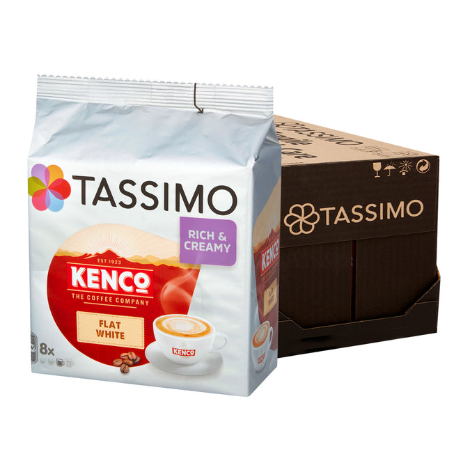 Tassimo Kenco Flat White Coffee Pods Case – Coffee Supplies Direct
